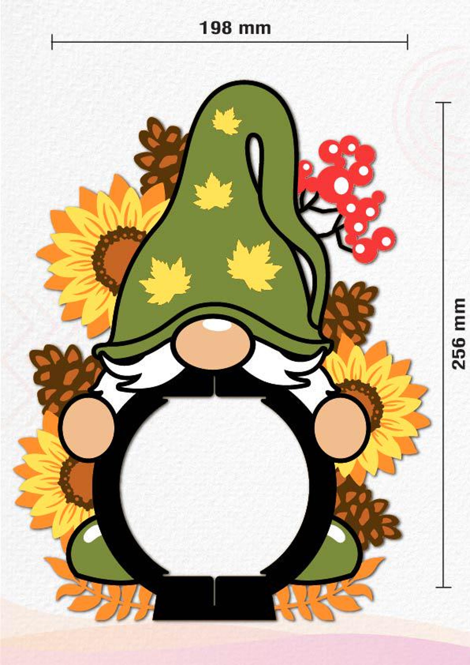 Fall Gnome Lantern SVG Bundle, Set of 3 Autumn Pumpkin Papercut Light ...