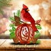 Cardinal Lantern SVG, Christmas Bird Paper Cut Lantern With Pinecones ...