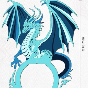 Dragon Lantern Paper Cut File | Phoenix Lantern Phoenix Shadow Box ...