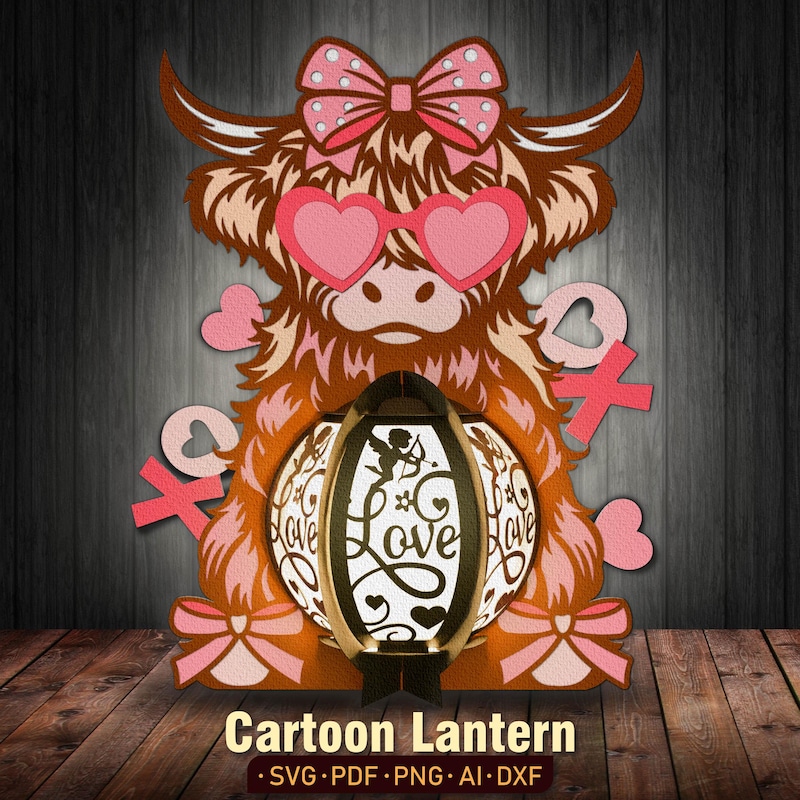 Cow Valentine Box - Etsy