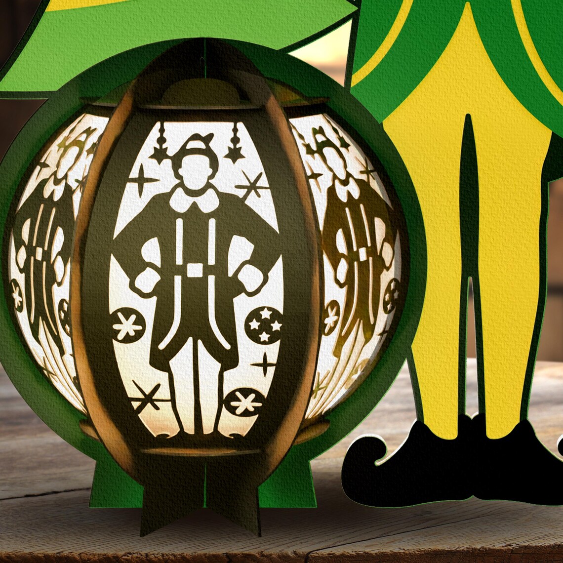 Christmas Lantern, Movie Characters Christmas Lantern,elf Movie ...