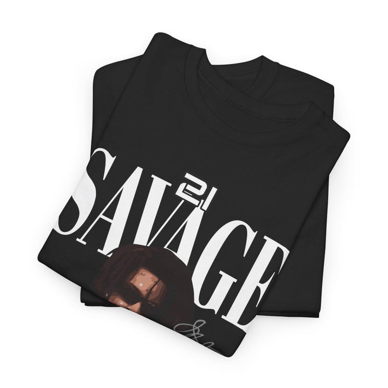 21 Savage Rapper Graphic T-shirt, 21 Savage Shirt, Music Tee, Hip Hop ...
