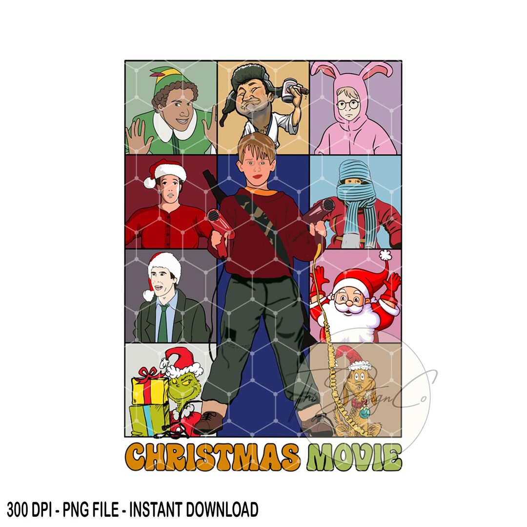 Christmas Movie Home Alone A Christmas Story Elf Png,merry Christmas ...