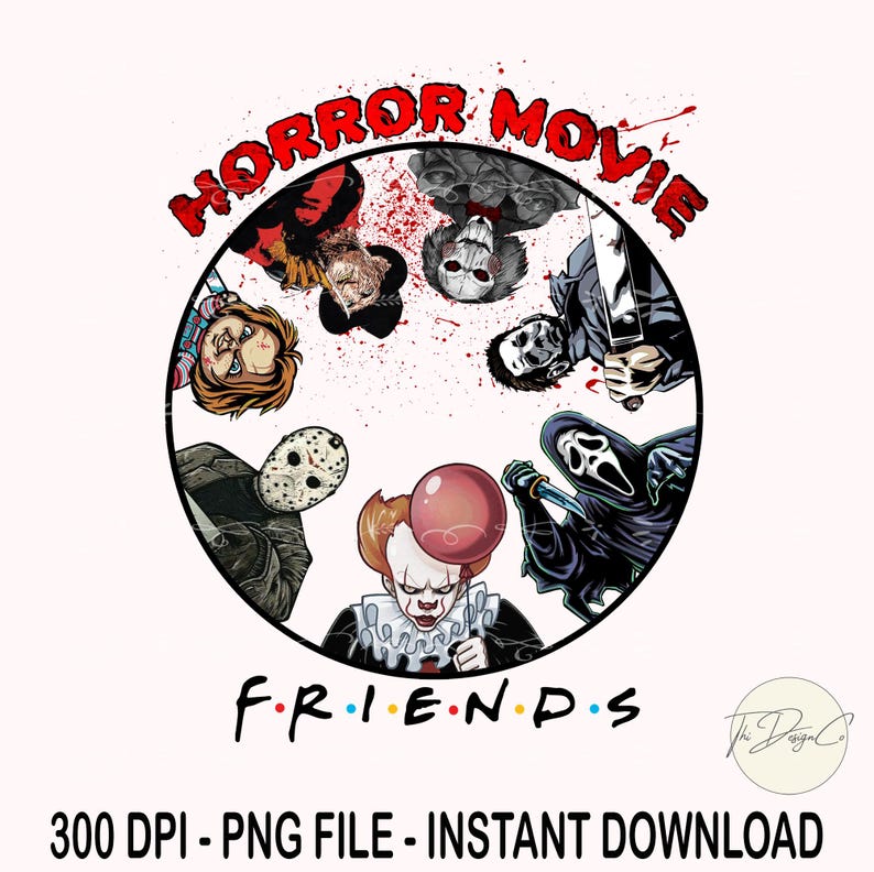 Horror Characters Png, Horror Friends Png, Halloween Character Png ...