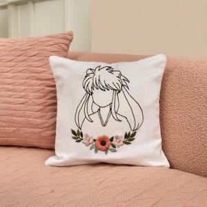 Manga Inspired Embroidery Pattern - Anime Hand Stitching Digital Design ...