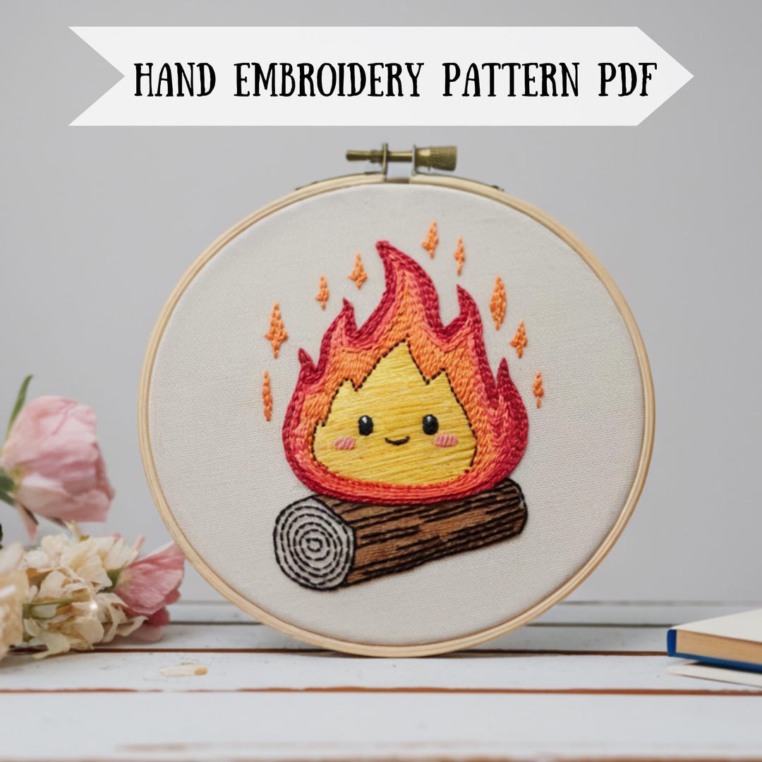 Anime Hand Embroidery Pattern - Stitching Design PDF - Etsy