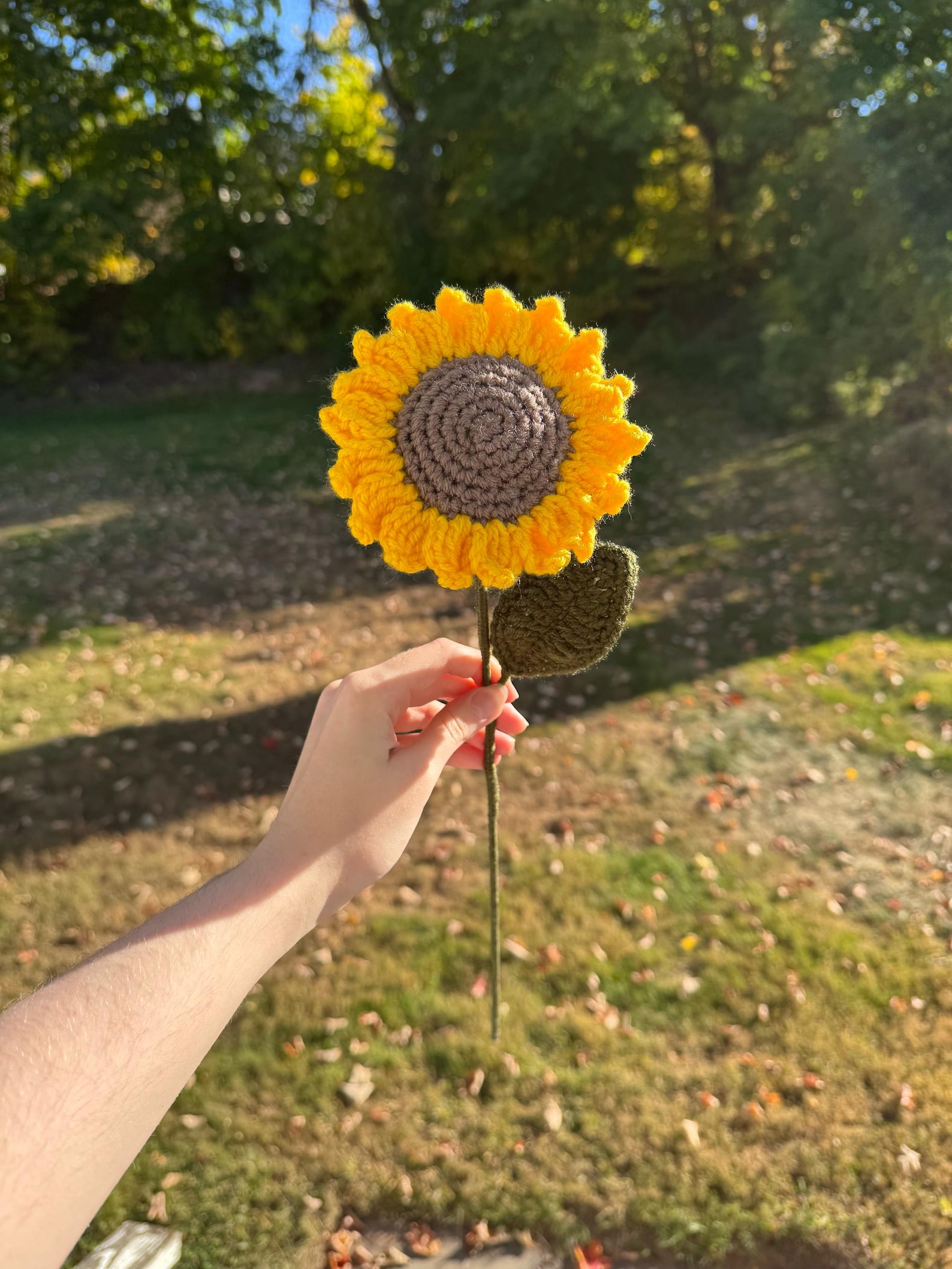 Crochet Sunflower - Etsy