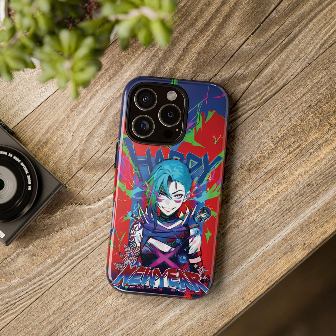 Arcane Punk Cyber Anime Tough Case for iPhone 16 15 14 13 12 11 Pro Max ...