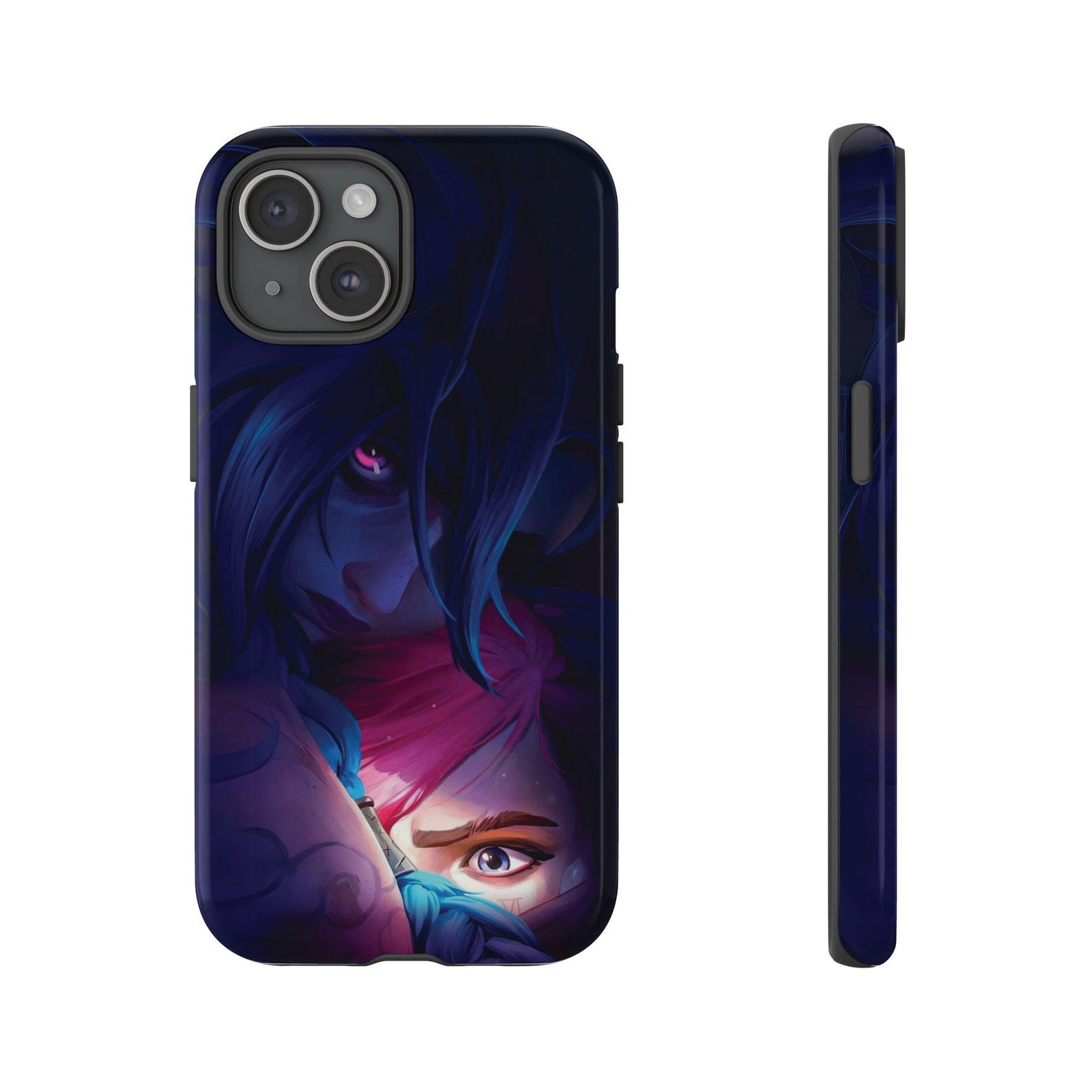 Arcane Dark Anime Tough Case for iPhone 16 15 14 13 12 11 Pro Max ...