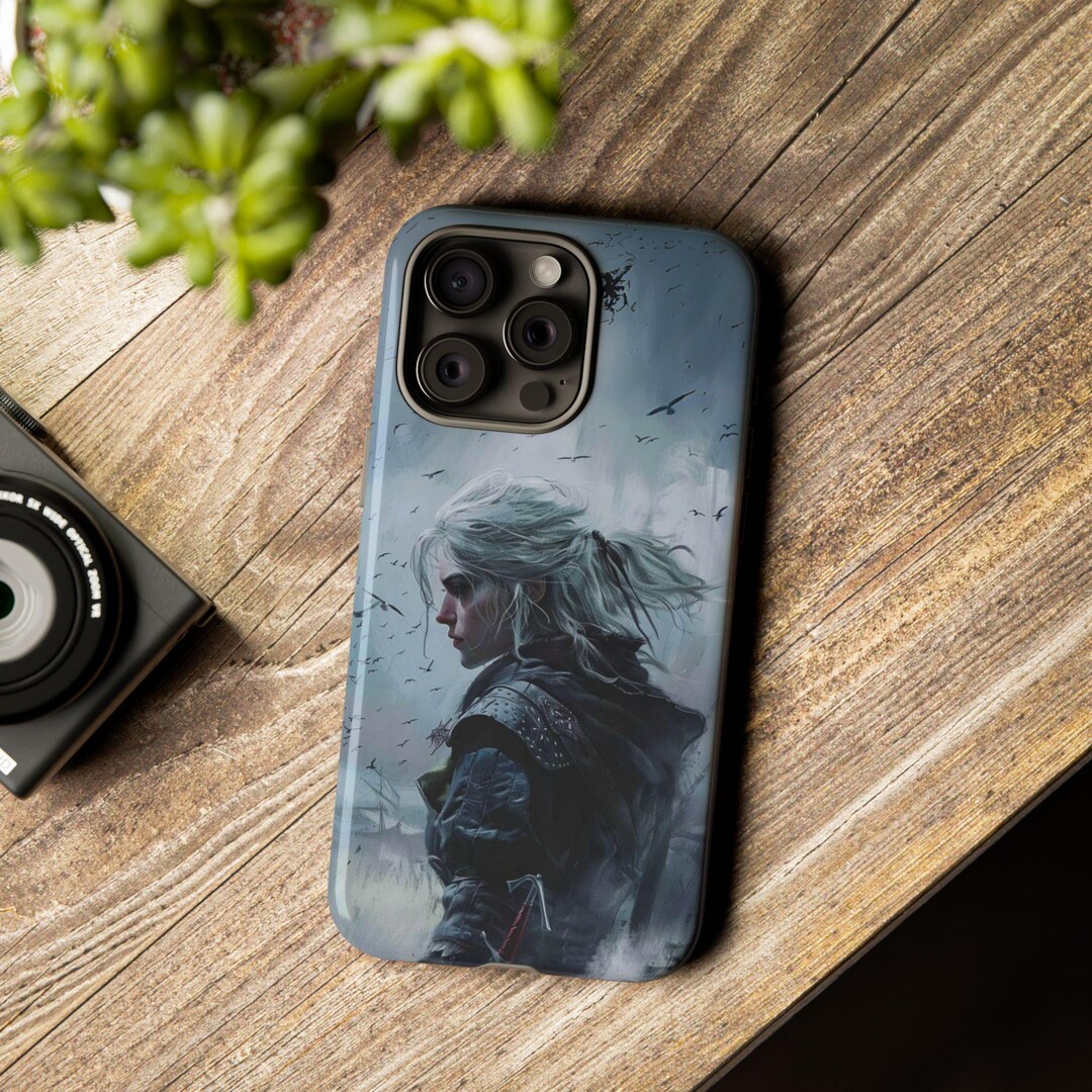 The Witcher Ciri Epic Fantasy Phone Case - Warrior Woman Art for iPhone ...