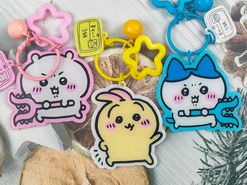 Chiikawa Acrylic Keychain Chiikawa Cute Keychain Chiikawa Bag Charm ...