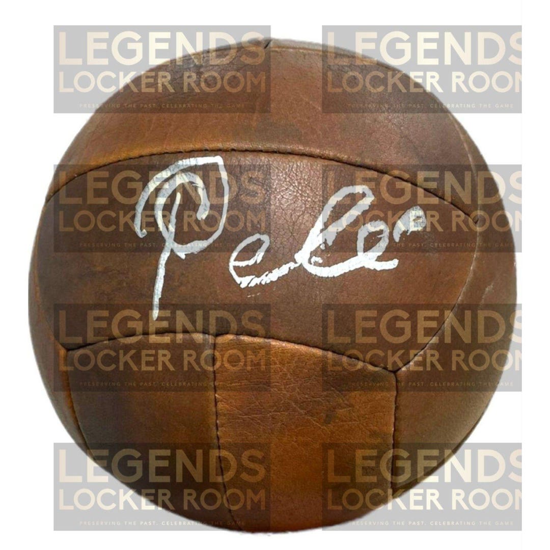 Vintage Soccer Ball Hand-signed by Pelé with Certificate of ...