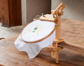 Highly Adjustable and Comfortable Embroidery Hoop Holder Stand Clamp on ...