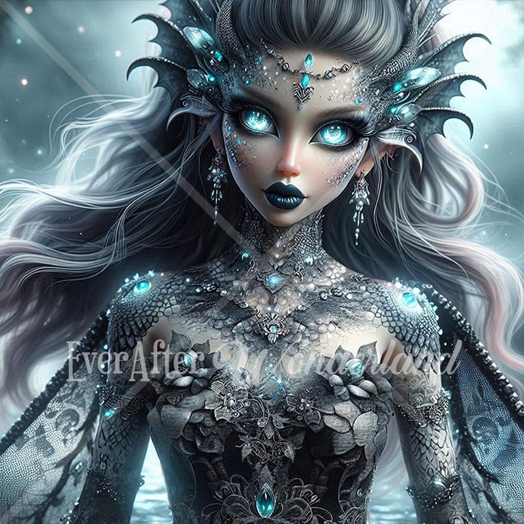 Dragon Lady Digital Artwork, Fantasy Print Download, Dracotaur ...