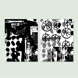 Grunge Paper Collage Kit: Printable Junk Journal Backgrounds (digital ...