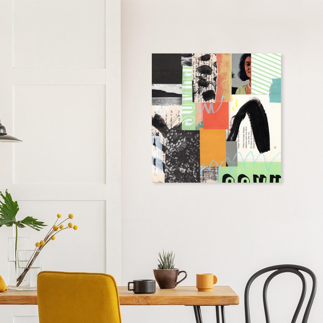 Modern Collage Art | Classic Matte Paper Poster | Print on Demand - Etsy