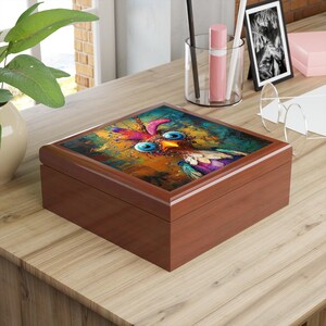 6"x6" Jewelry Box - Silly Chicken Storage Box, Animal Lover Keepsake ...