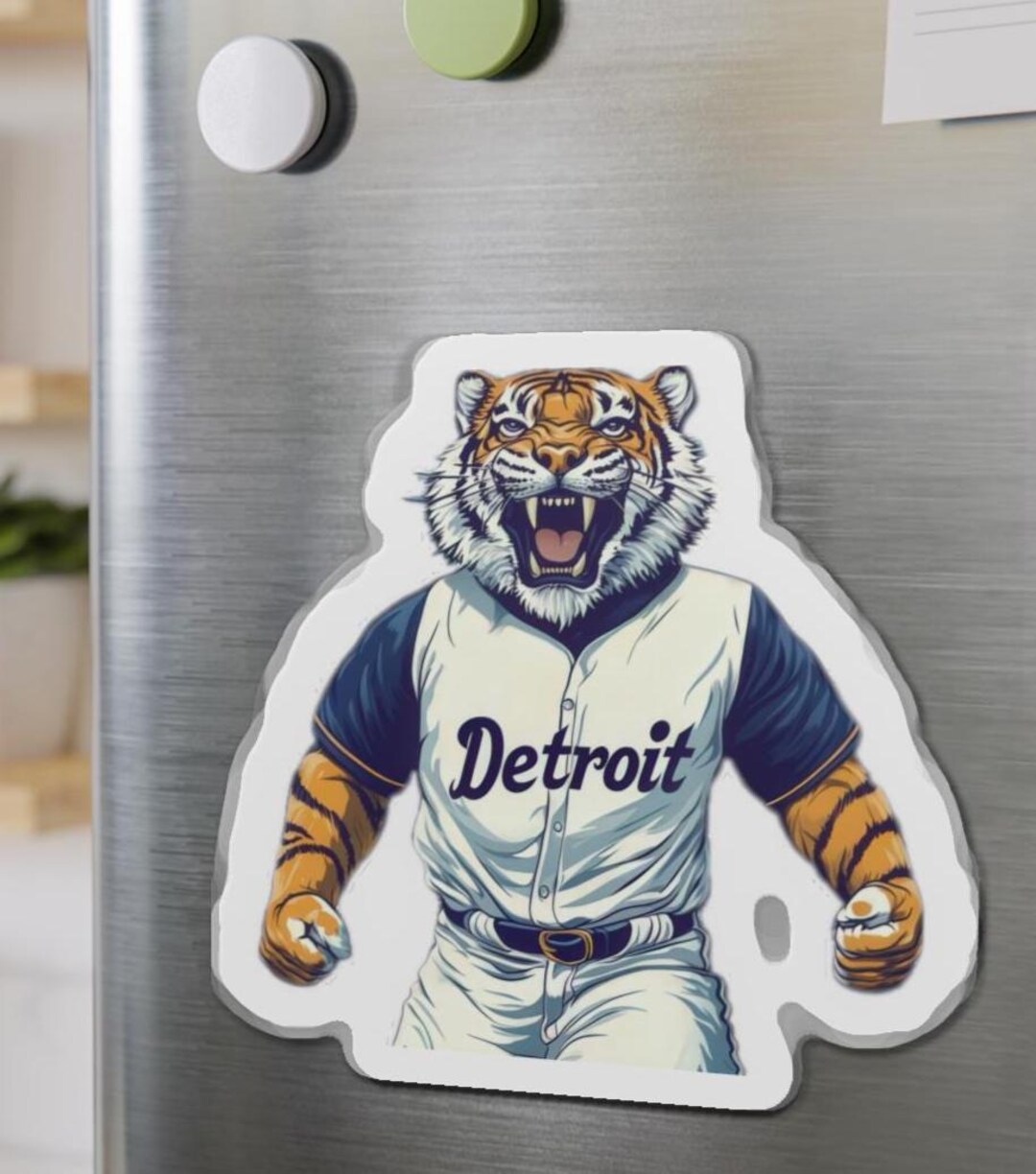 Detroit Tigers Magnet: Die-cut Baseball Team Fan Gear - Etsy