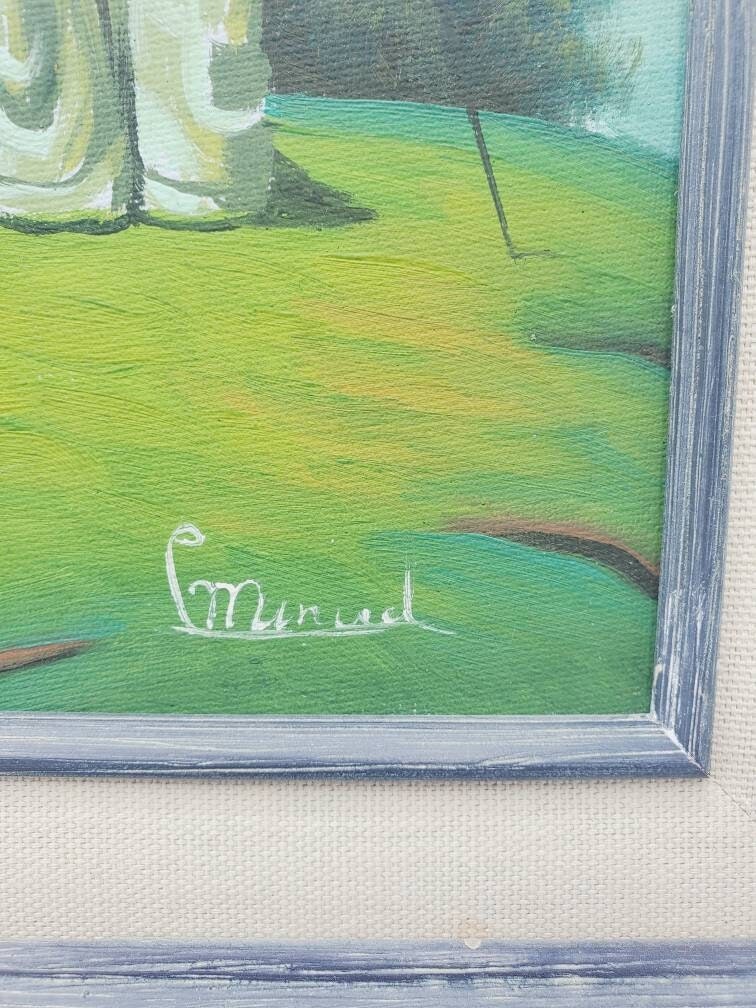 Vintage MINT C Manuel Oil Painting Signed Old Sailor Boy - Etsy