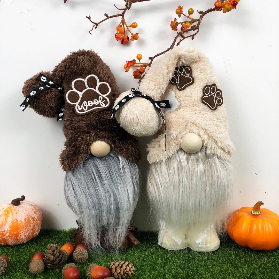 Puppy Gnomes Dog Paw Gnomes Bone Gnomes Dog Gnomes Puppy Layered Tray ...