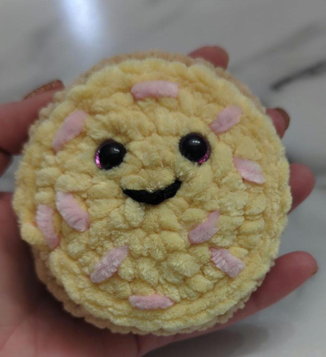 Crochet Sugar Cookie Crochet Plush Hand Made Amirgumi - Etsy