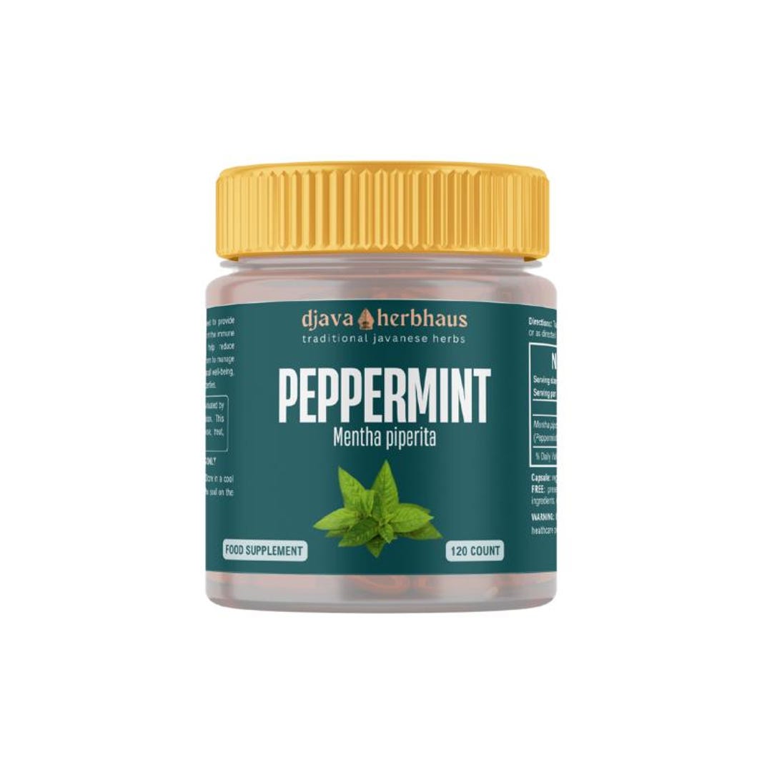 Mentha Piperita | PEPPERMINT | Mint Leaf | Pure Extract 120 Capsules ...