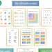 Maths Posters for Primary School | Set of 8 Educational Wall Art ...