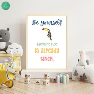 Set of 8 Inspirational Posters for Kids | Printable Educational Wall ...
