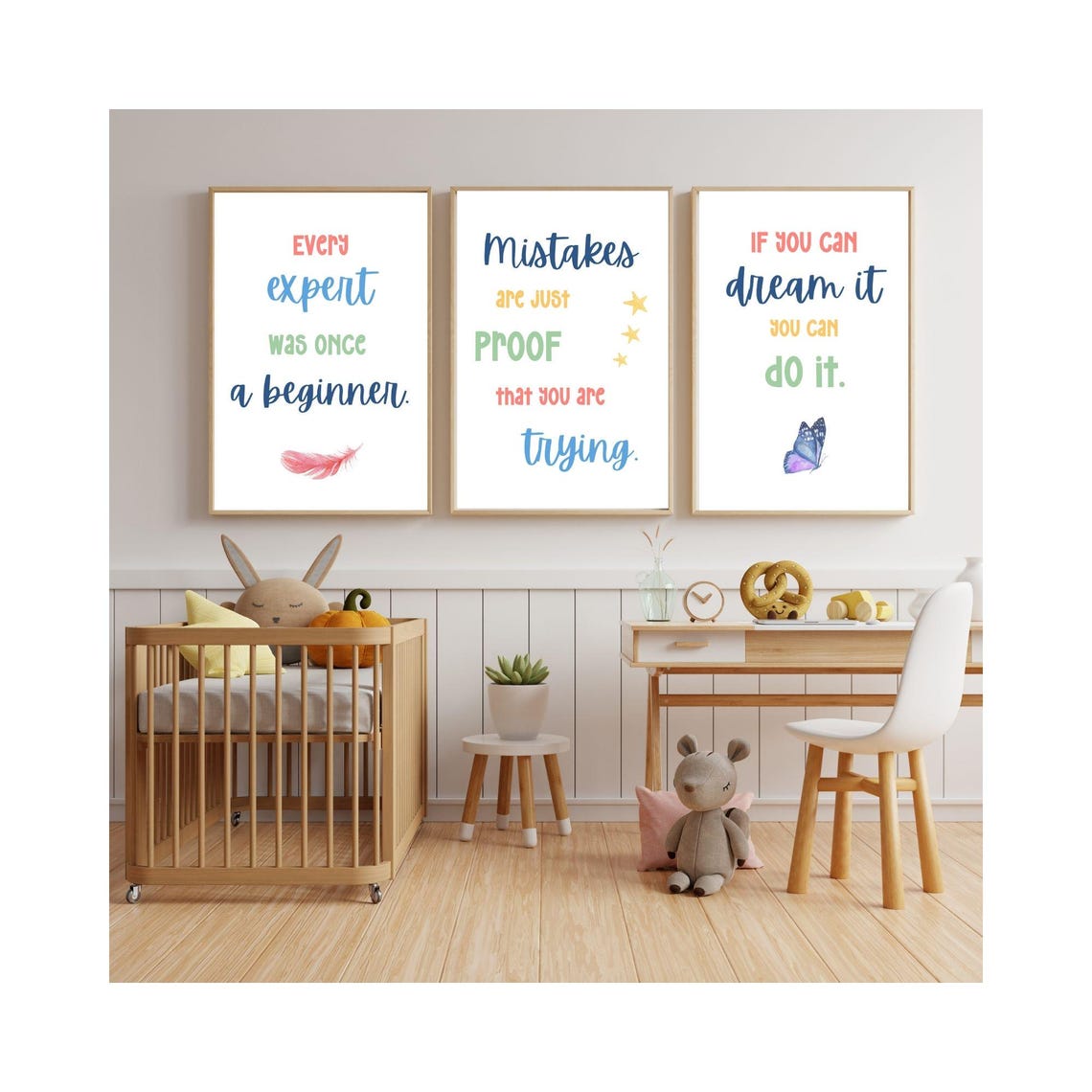 Set of 8 Inspirational Posters for Kids | Printable Educational Wall ...