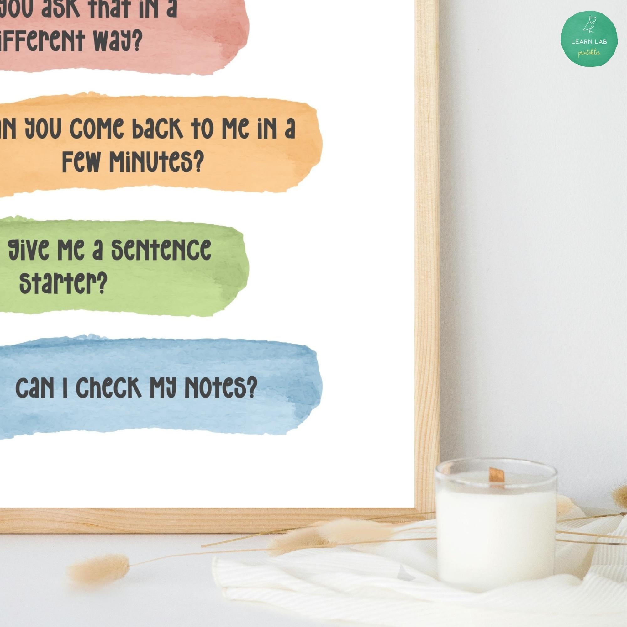 Mindfulness Poster for Kids | Printable Growth Mindset Wall Art ...