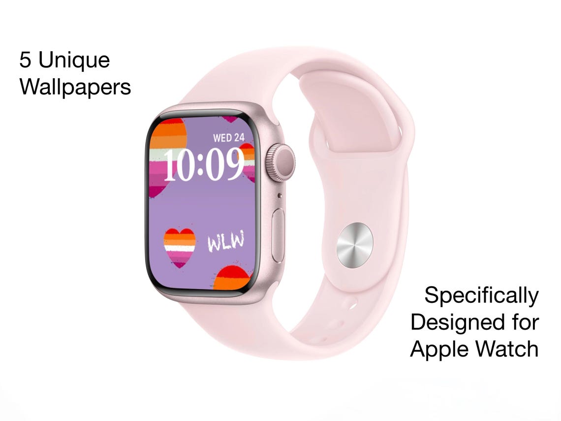 Lesbian Pride Apple Watch Wallpaper: LGBTQ WLW (digital Download) - Etsy