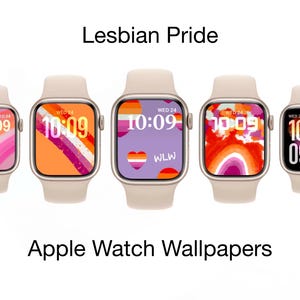 Lesbian Pride Apple Watch Wallpaper: LGBTQ WLW (digital Download) - Etsy