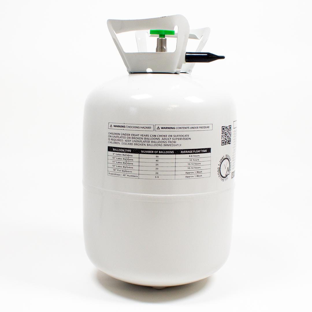 Helium King Helium Canister - Fills up to 50 9 Inch Balloons - Etsy UK