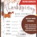 Thanksgiving Word Scramble Game - Fun Printable Thanksgiving Activity ...
