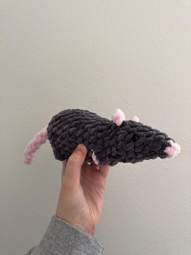 Crochet Rat Plushie - Etsy