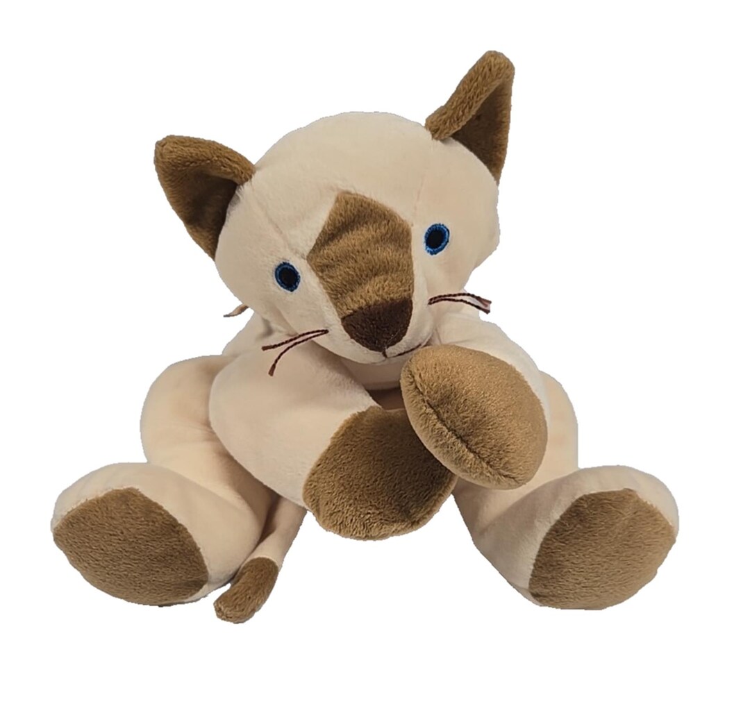 Ty Pillow Pals Vintage 1996 MEOW Tan Cat 13.5 Inch Plush Stuffed Animal ...