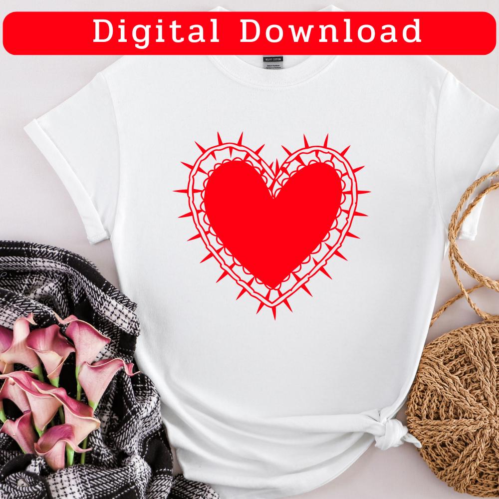 Heart SVG Bundle, Heart Clipart, Doodle Hearts, Valentines Svg, Hand ...