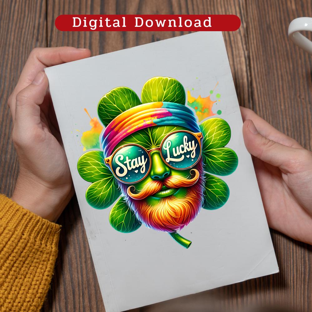 St. Patrick’s Day Lucky Digital PNG Bundle – Leprechaun, Shamrock, Frog ...