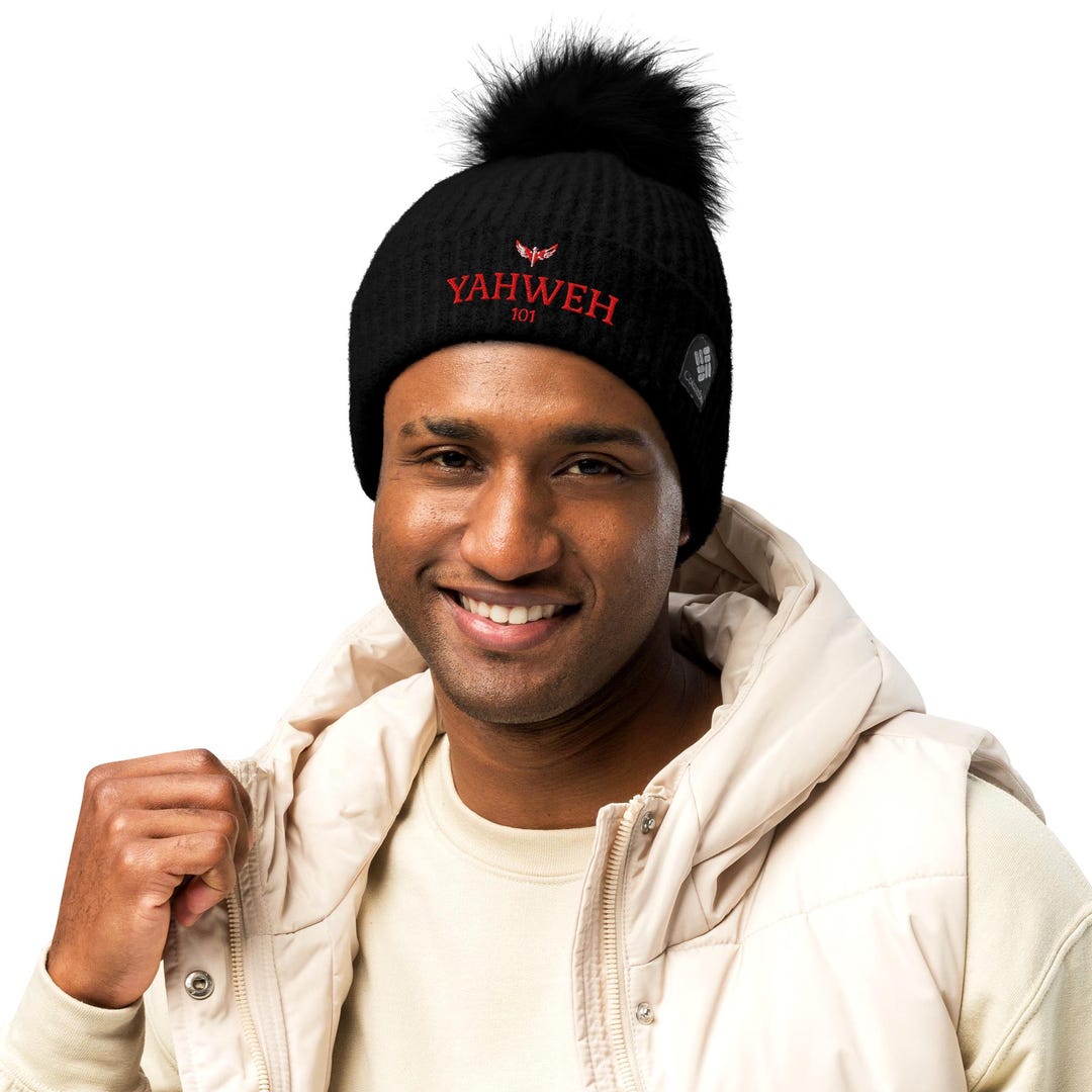 YAHWEH 101 Columbia Pom-pom Beanie for Men – Stylish Christian Tuque - Etsy