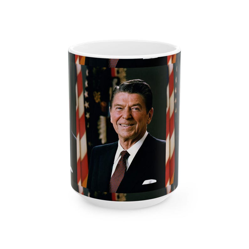 Iconic Ronald Reagan Commemorative Mug: Honoring a Transformative ...