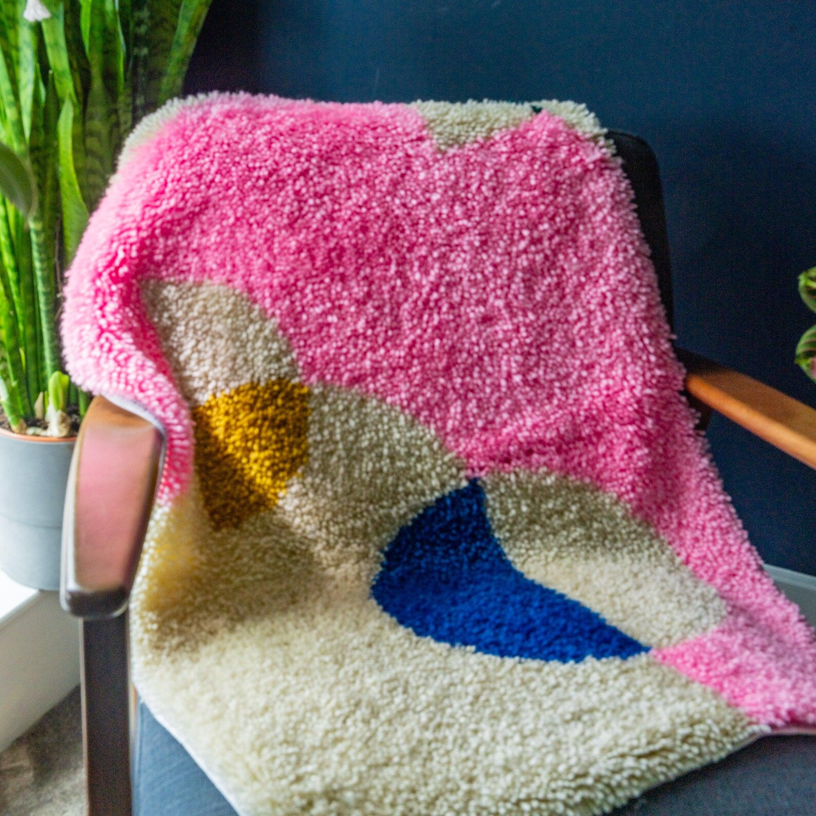 Arch Geometry Latch Hook Rug Kit - Etsy