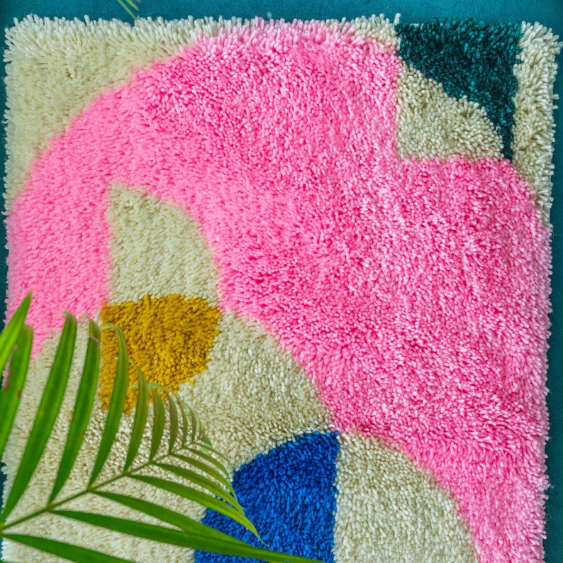 Arch Geometry Latch Hook Rug Kit - Etsy