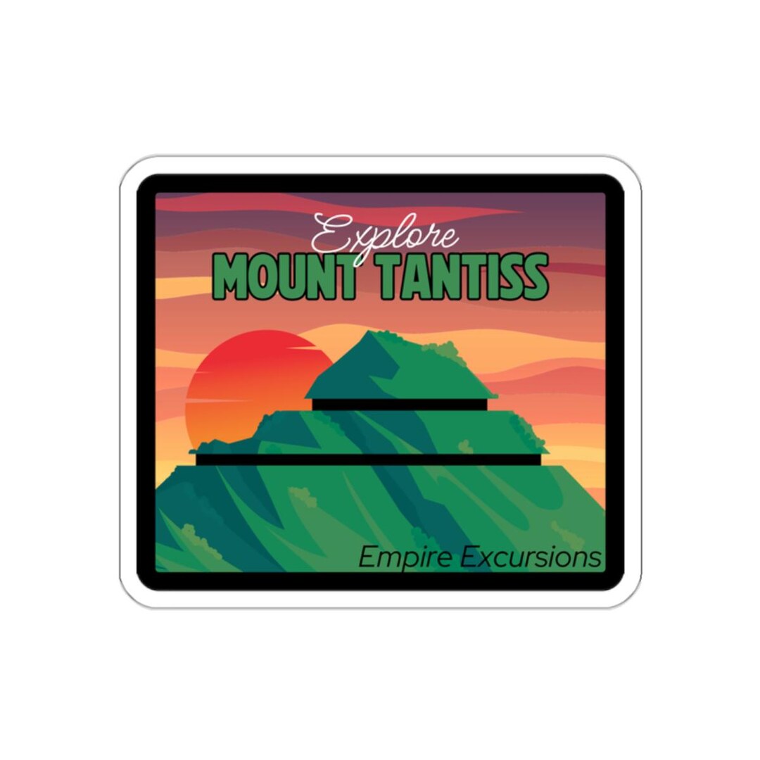 Explore Mount Tantiss Star Wars Die-cut Sticker - Etsy