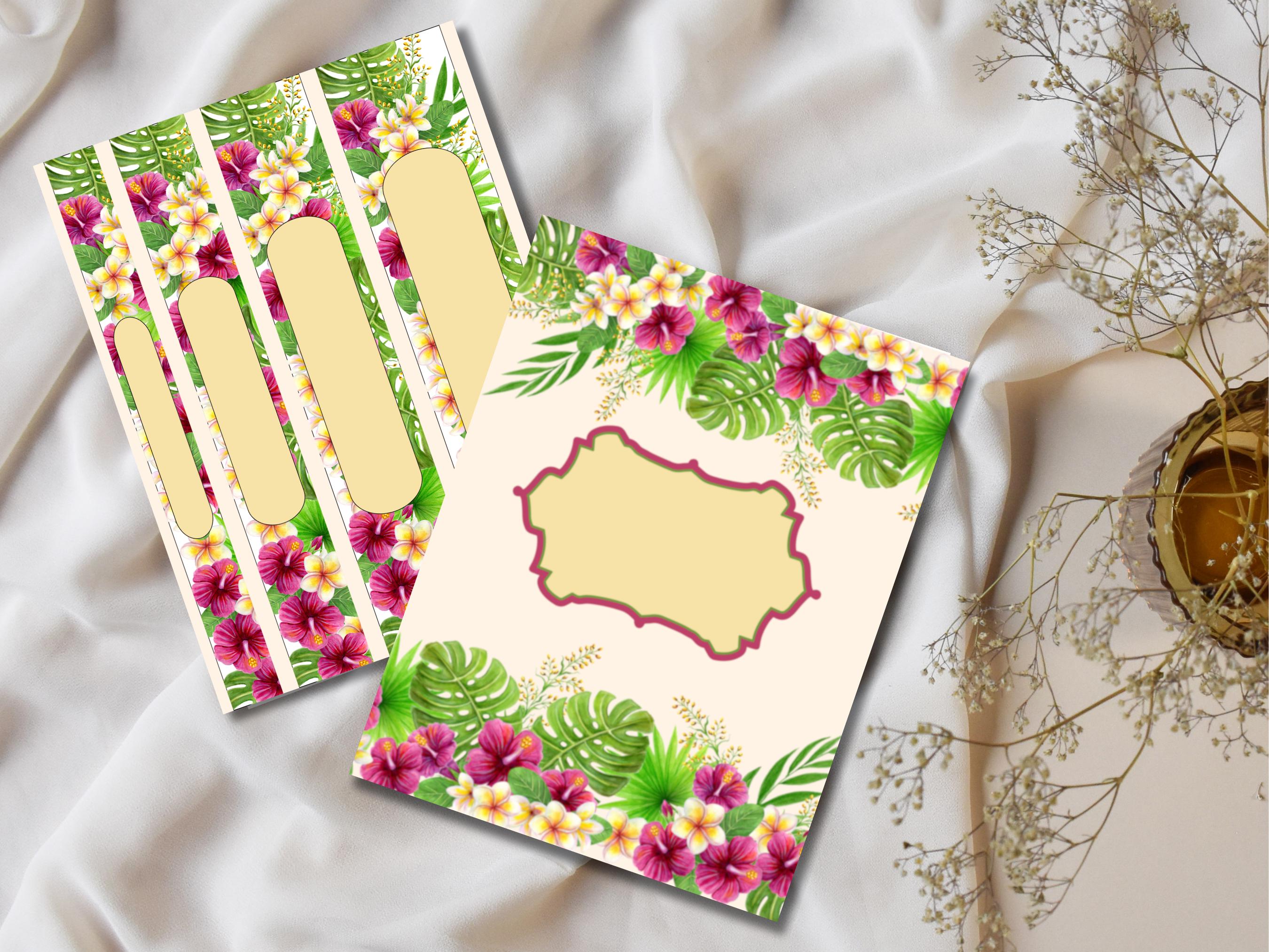 Printable Floral Binder Cover & Spines — PDF for Planner, School and ...