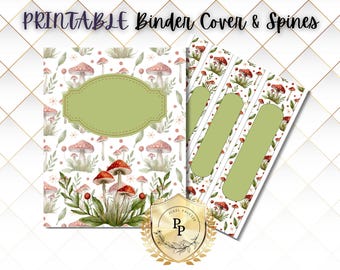 Printable Binder Cover and Spines: Customizable & Aesthetic Binder ...