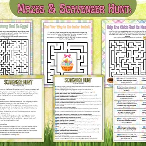 Printable Easter Activity Book | Kids Easter Games & Coloring Pages ...