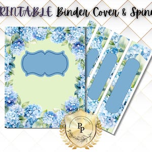 Printable Binder Cover and Spines: Customizable & Aesthetic Binder ...