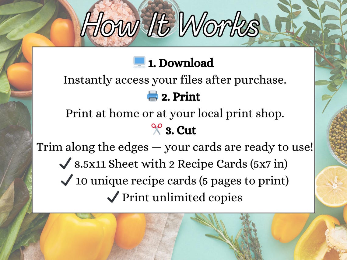 Witchy Recipe Cards Printable | Kitchen Witch Spell Recipes | Magical ...