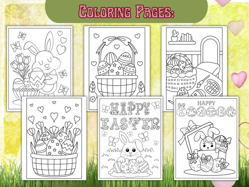 Printable Easter Activity Book | Kids Easter Games & Coloring Pages ...