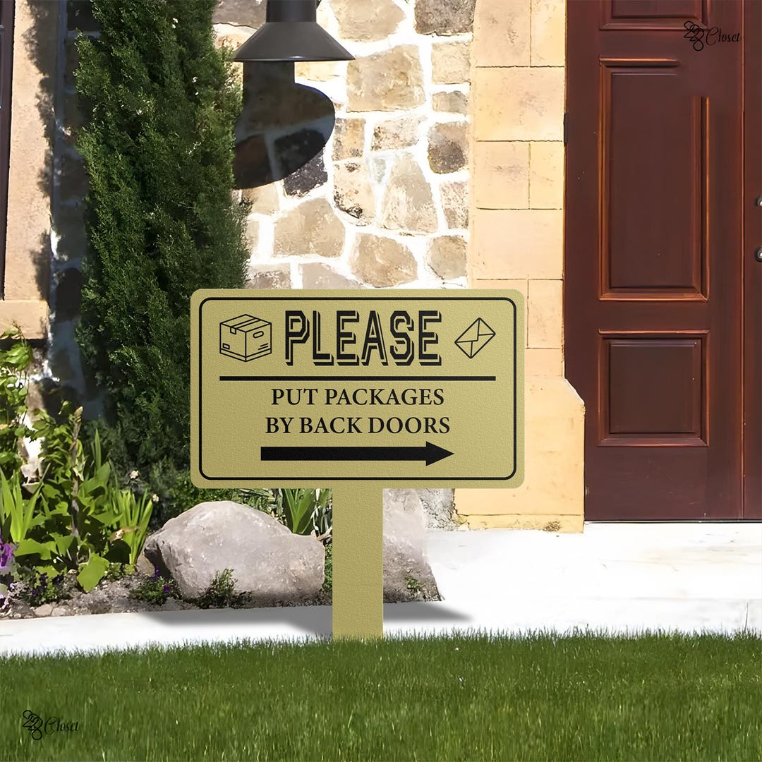 Custom Metal Yard Stake Sign, Personalized Street or Driveway Sign ...
